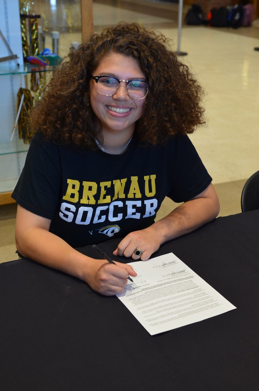 Alcovy's Daphne Ramirez inks soccer scholarship offer with Brenau - The ...