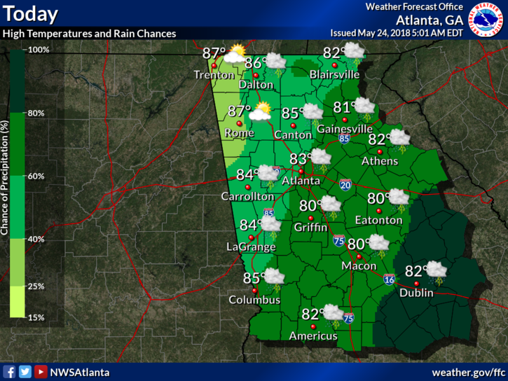 Flash flood watch issued - The Covington News