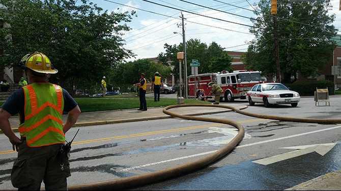 Ruptured gas line closed, residents/employees can return - The ...