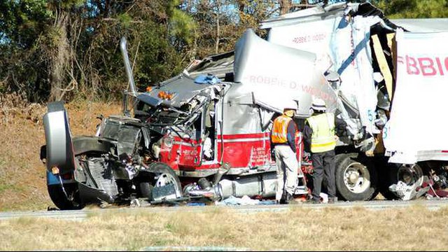 All lanes on I-20 westbound in Newton County blocked with double ...