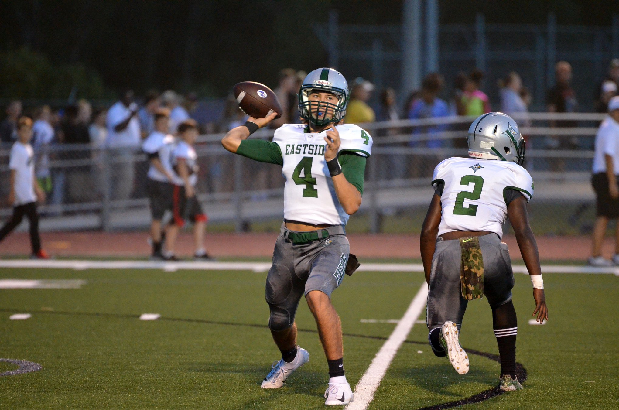 PREP FOOTBALL: Eastside overcomes slow start to win big over Ola - The ...