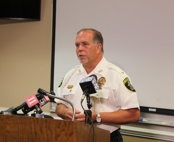 Cotton talks with about Officer Matt Cooper Tuesday - The Covington News