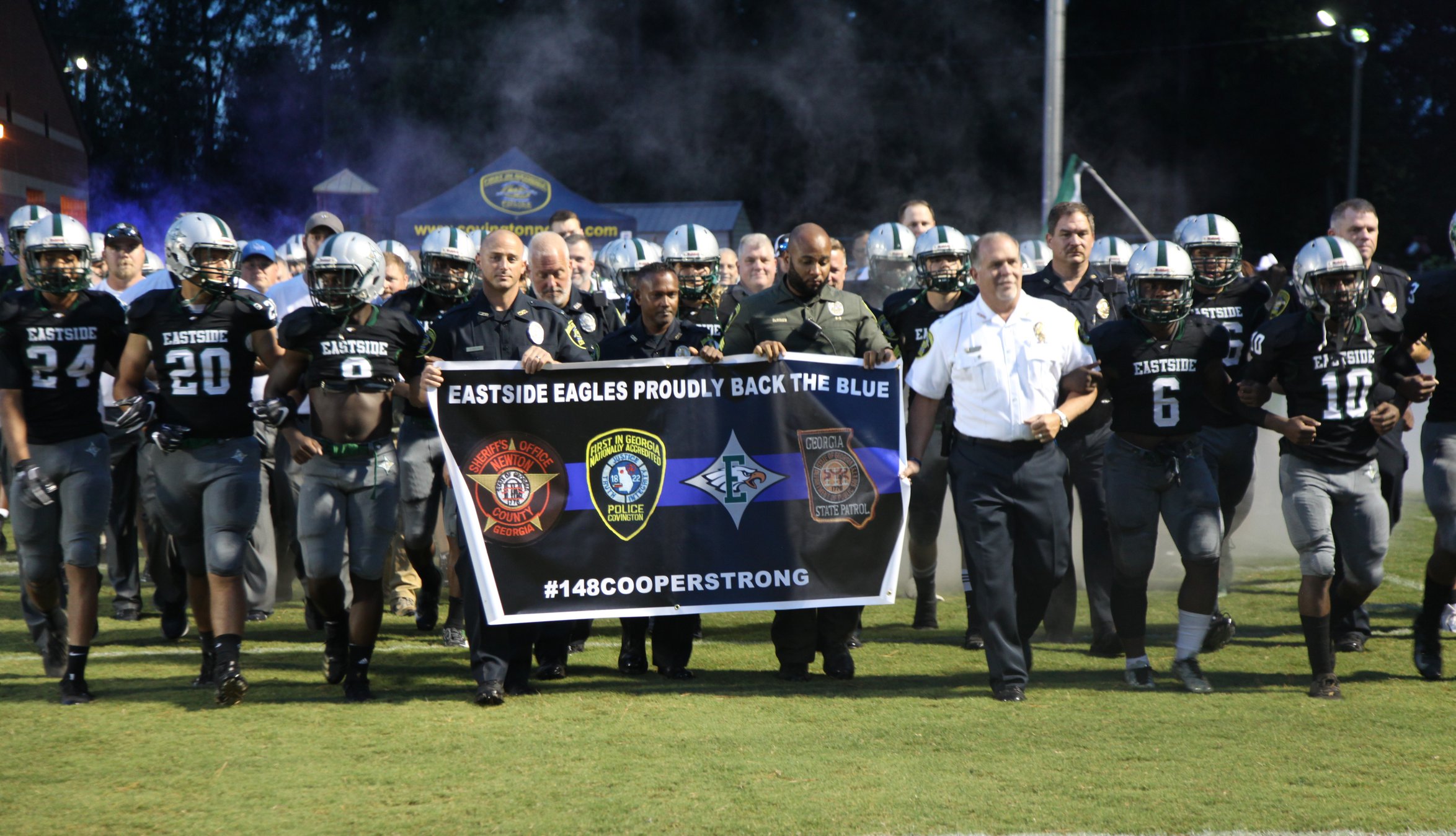 Eastside honors alum Matt Cooper, law enforcement during pregame ...