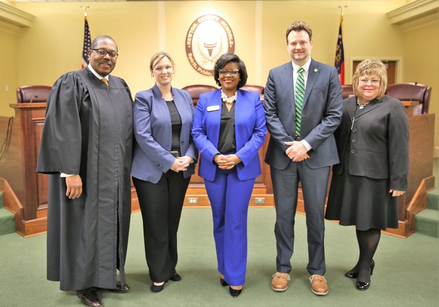 Three BOE members sworn in for new terms - The Covington News