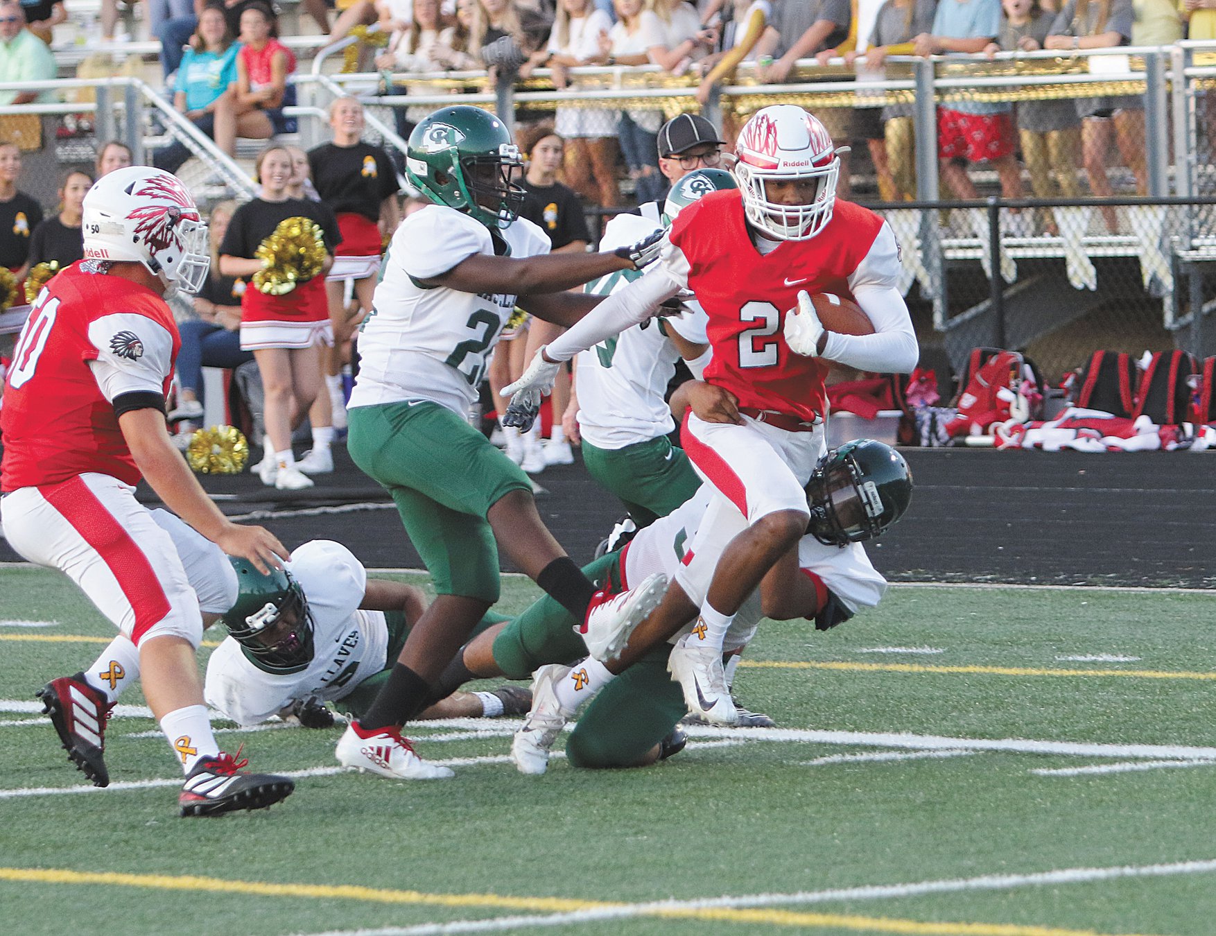 FOOTBALL: Redskins claim first victory over Cross Keys - The Covington News