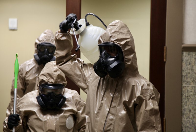 GALLERY: Georgia National Guard clean Newton County Judicial Center ...