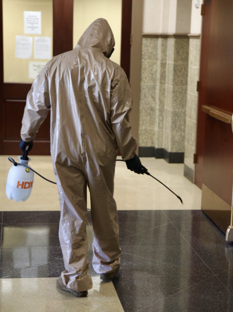 GALLERY: Georgia National Guard clean Newton County Judicial Center ...