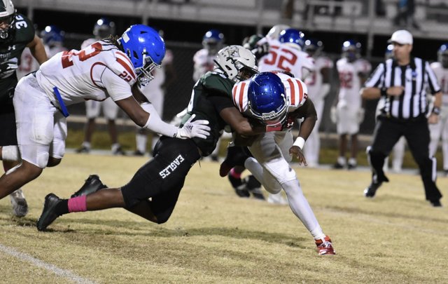Eastside Football runs away from Heritage late to earn region win - The ...