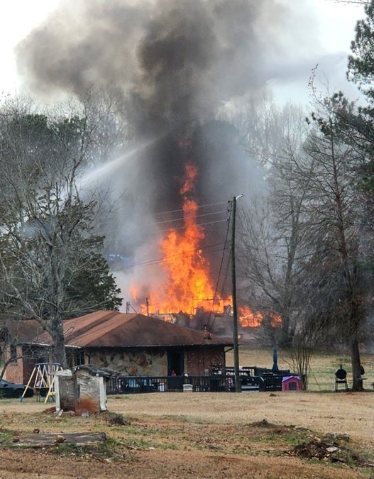 Newton firefighters battle blaze off Roseberry Road - The Covington News