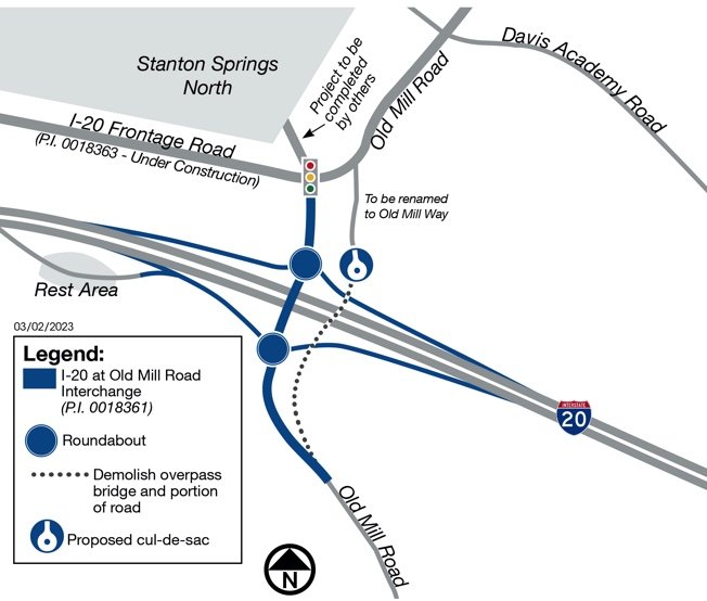 GDOT to host public hearing open house for proposed I-20 at Old Mill ...