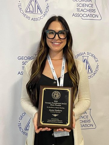 Newton County Theme School teacher Jessica Tamburro is finalist for ...