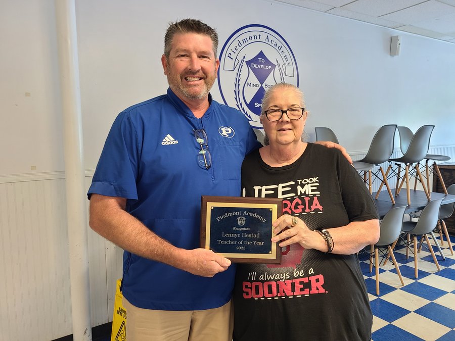 Dr. Lennye Hestad named Piedmont Academy’s teacher of the year - The ...