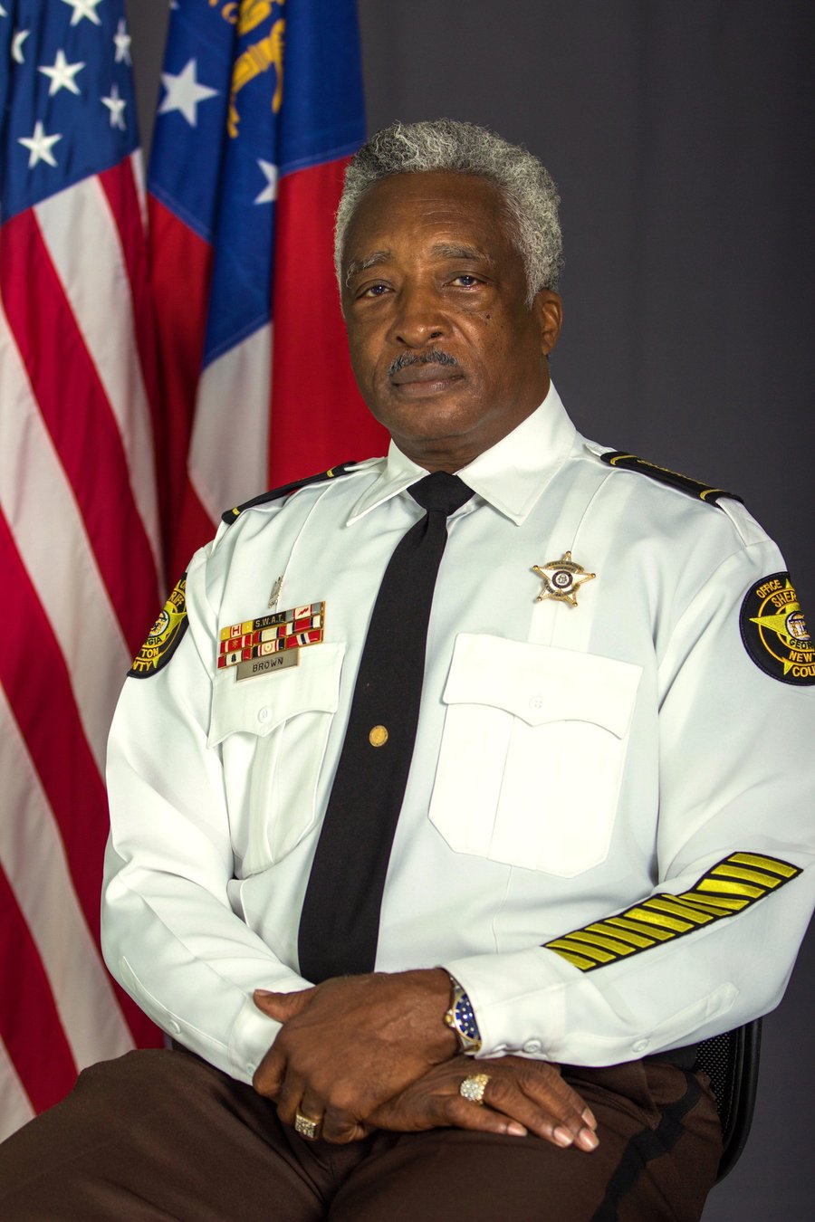 Ezell Brown seeks reelection for Newton County sheriff - The Covington News