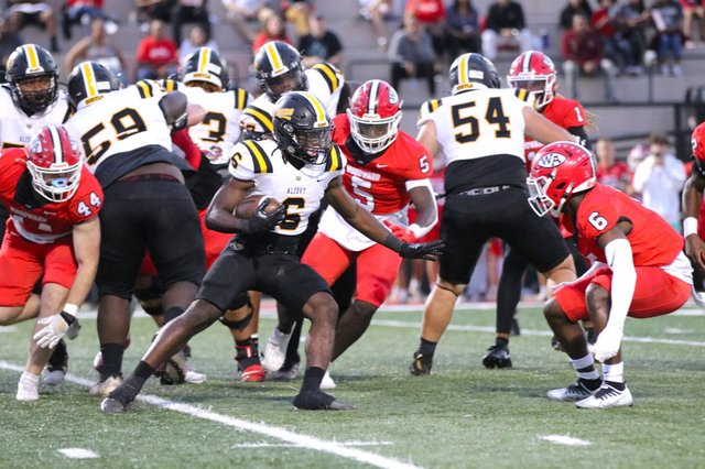 Alcovy football suffers 42-6 region loss at Woodward Academy - The ...