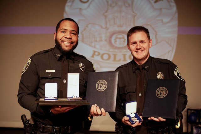 Covington Police Department presents top awards - The Covington News