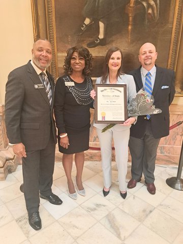 Rep. Sharon Henderson recognizes Dr. Shannon Buff at Capitol - The ...