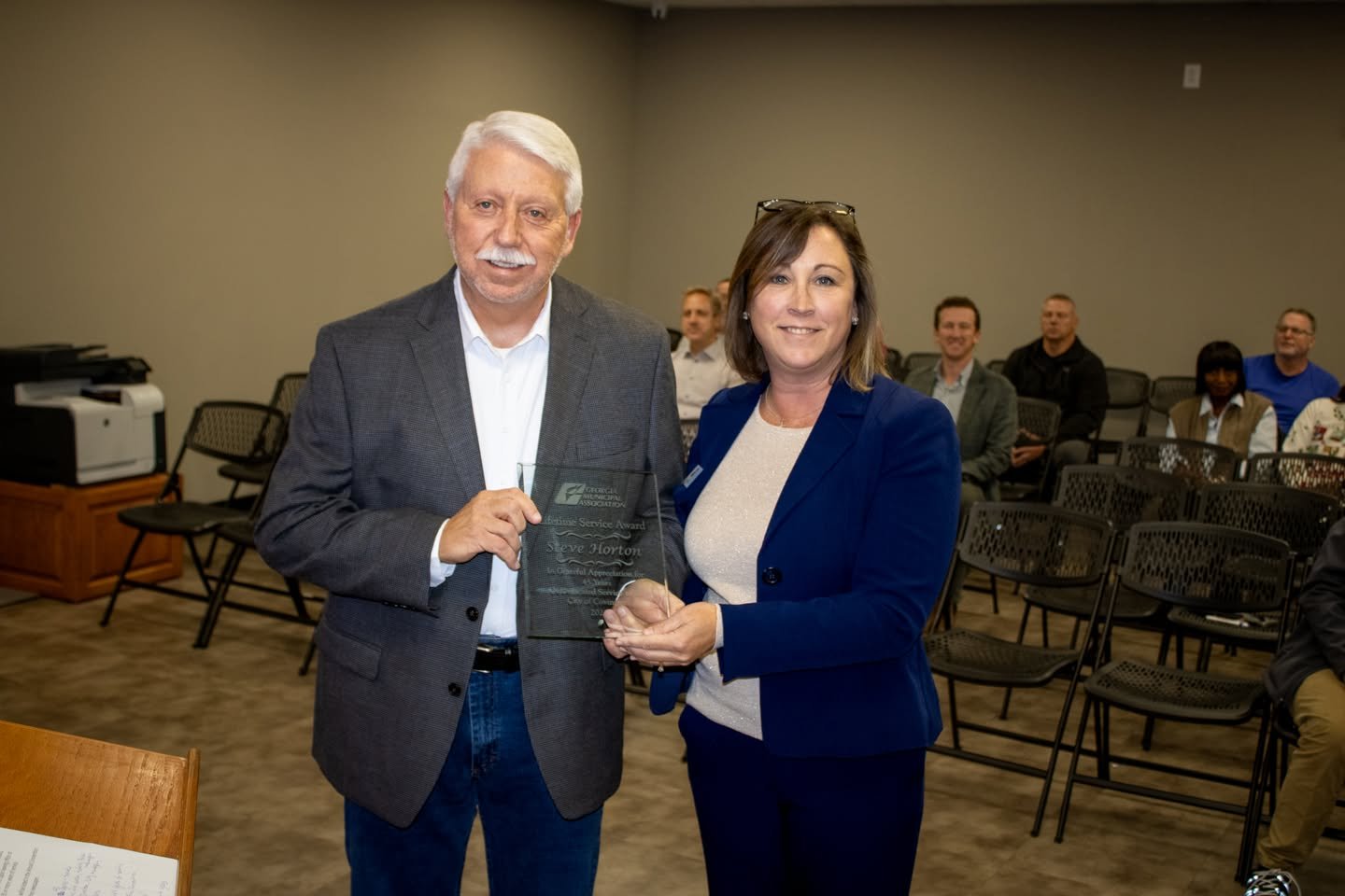 Don Floyd, Steve Horton presented Lifetime Service Awards for city of ...