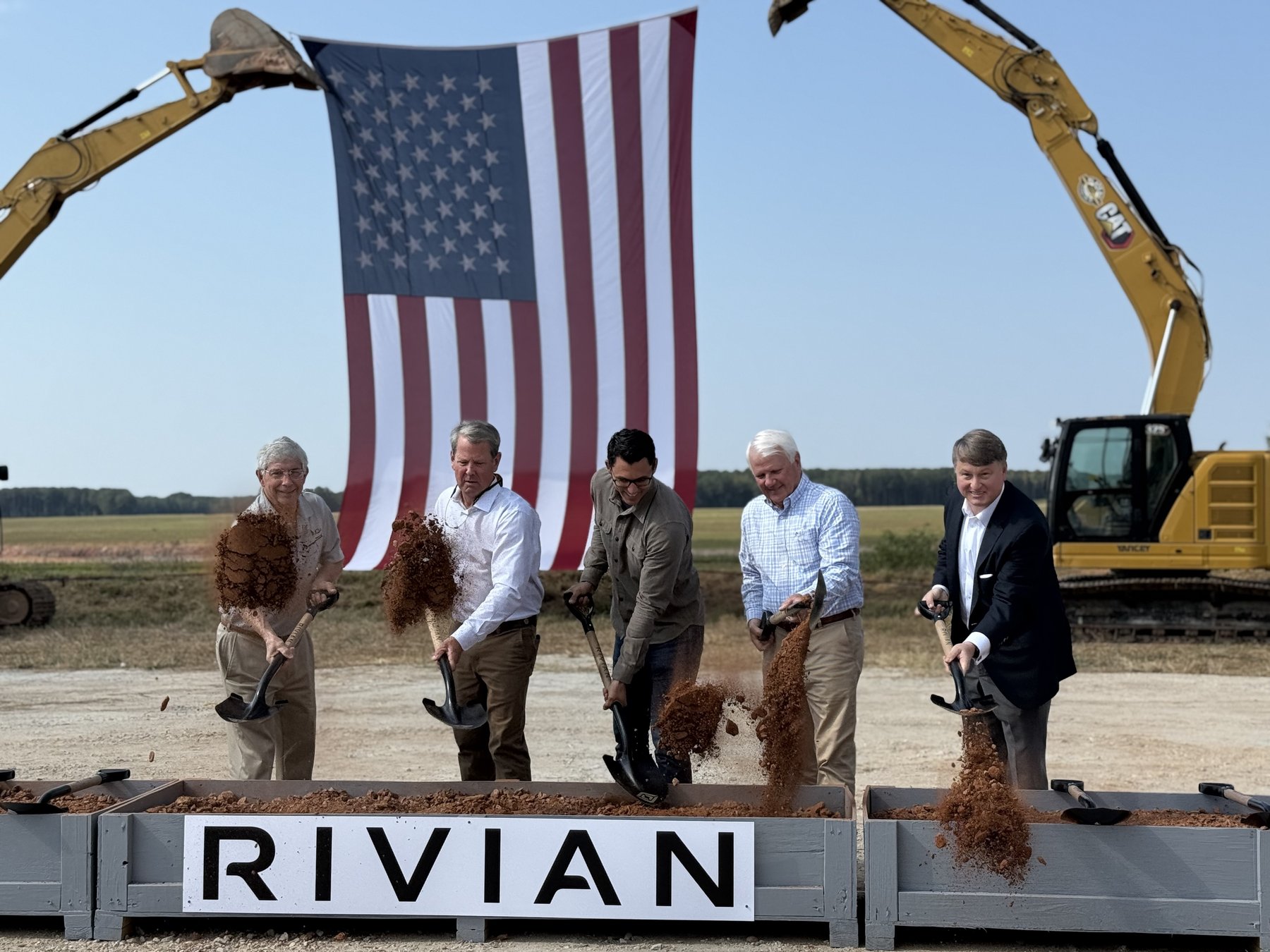 Rivian project officially breaks ground in Stanton Springs North - The Covington News