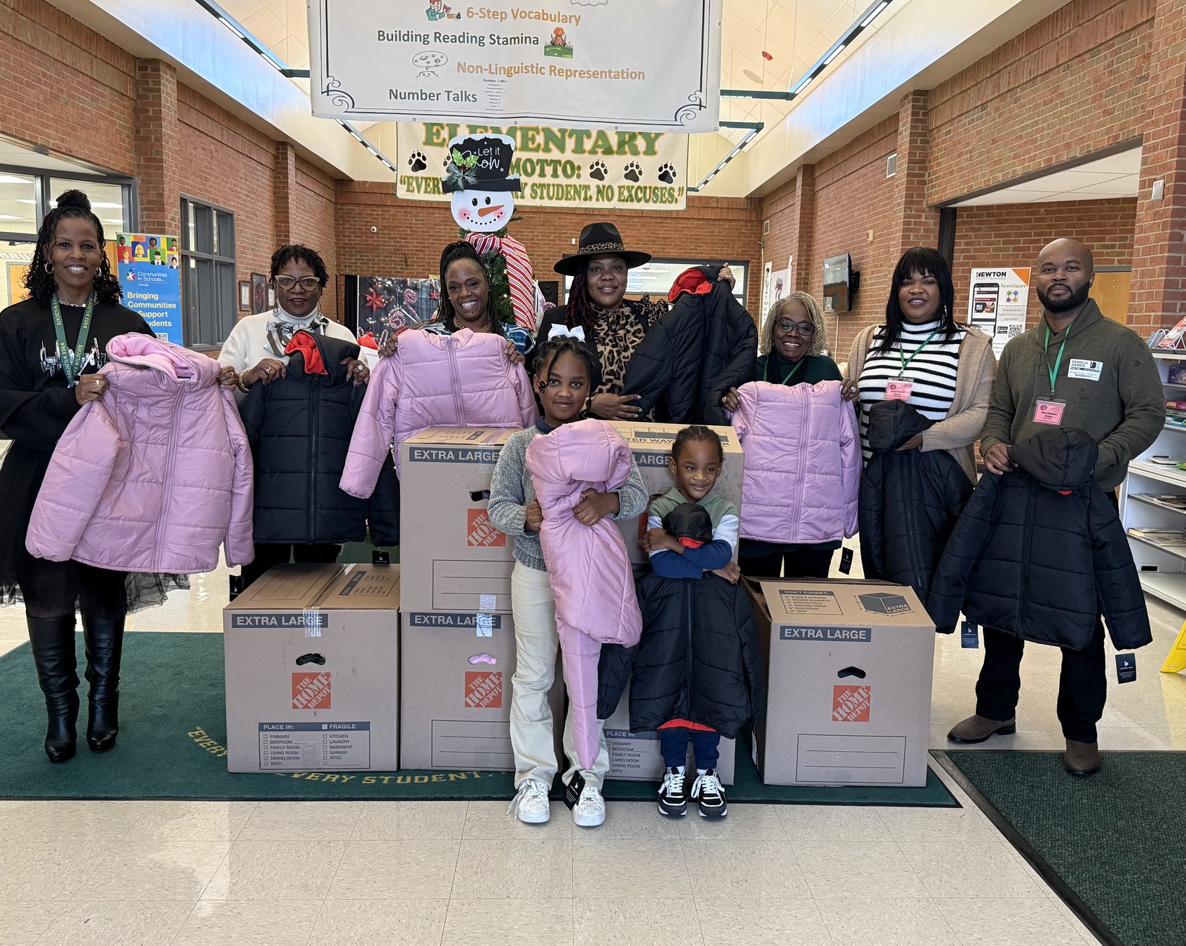 Eight-year-old Madison Harris donates over 80 coats to students at West ...