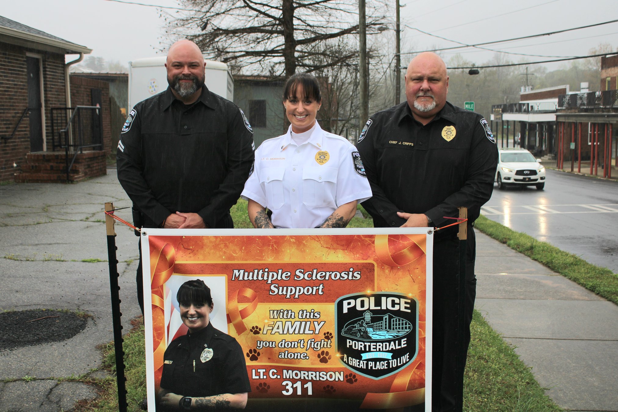 MS AWARENESS: Porterdale Police honor Lt. Cortney Morrison during ...